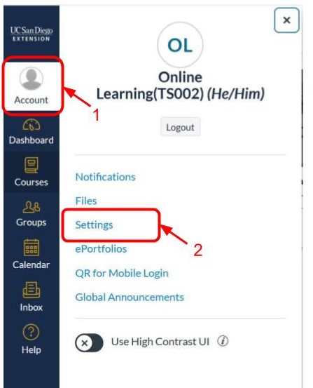 How to Add a Profile Picture – UC San Diego Extension Online Learning